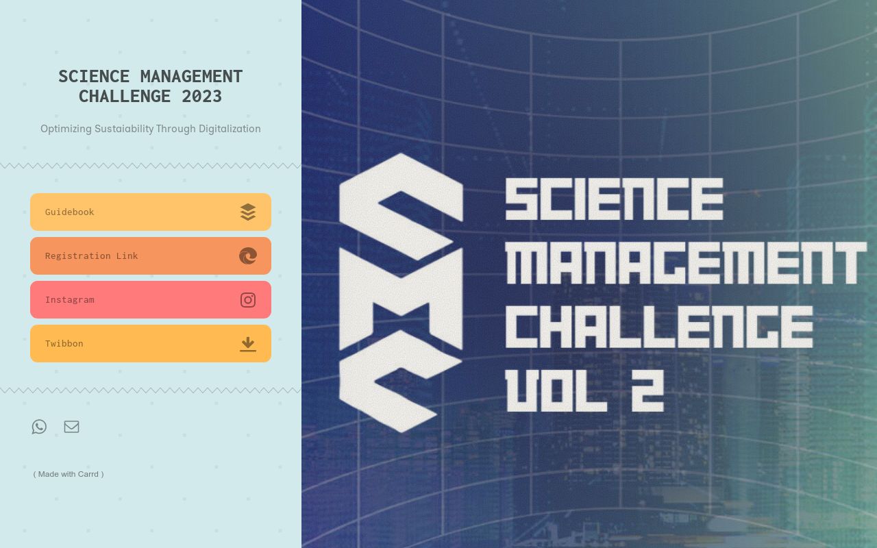 Science Management Challenge 2023